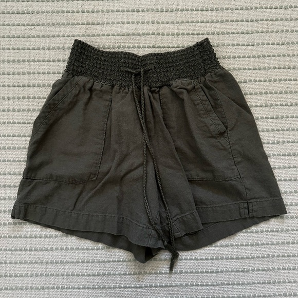 Westbound | Shorts | Olive Green Linen Shorts | Poshmark